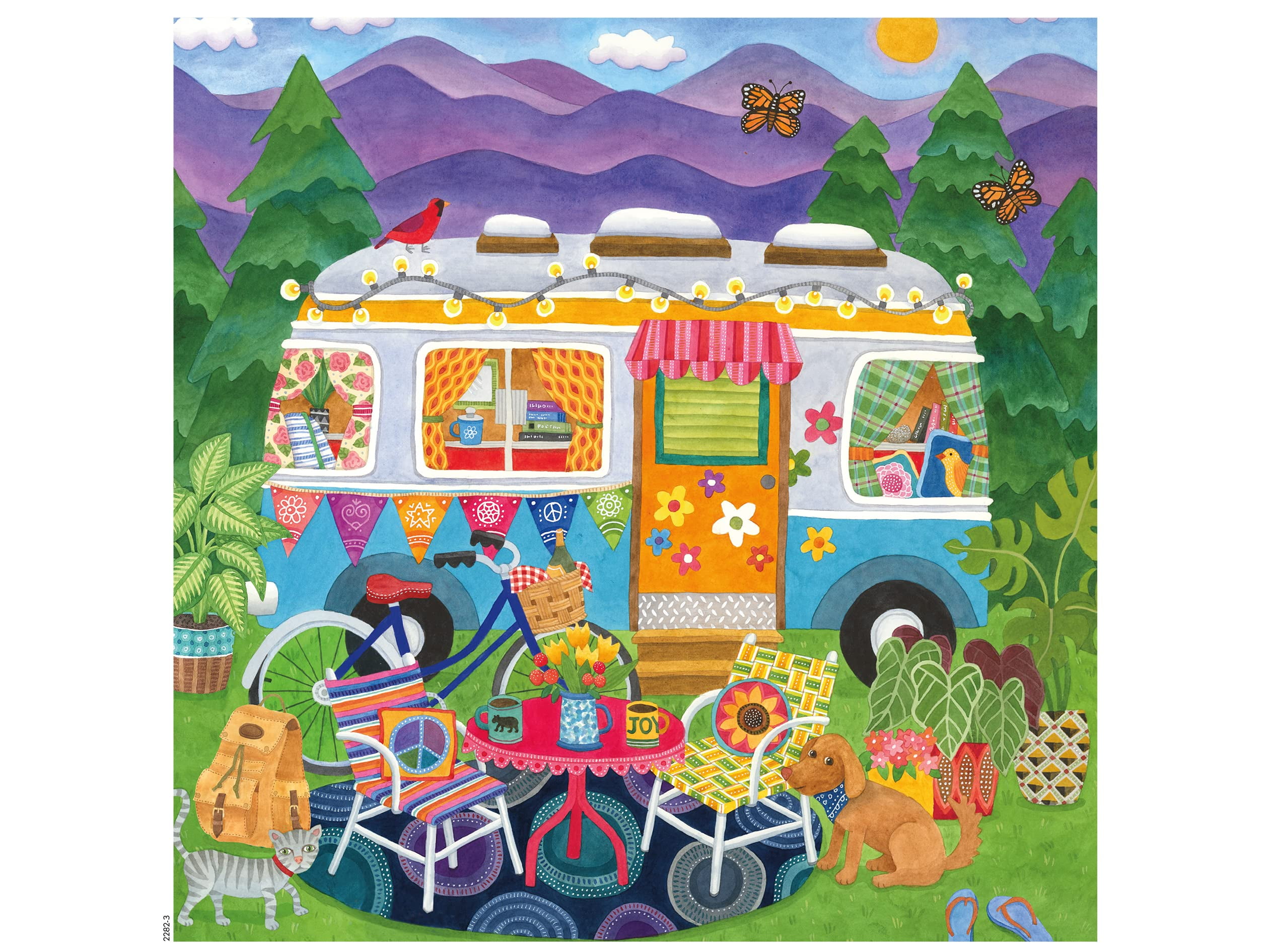 Ceaco - Happy Camper EC36 - Mountain Camper - Oversized 300 Piece ...