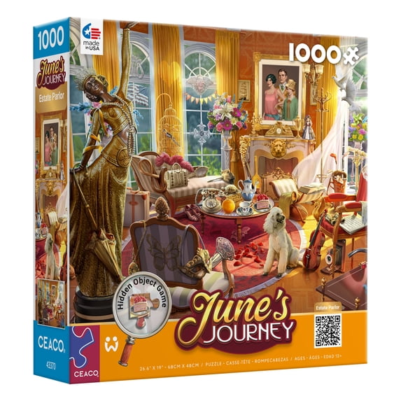 Ceaco - June's Journey - Estate Parlour - 1000 Piece Interlocking ...