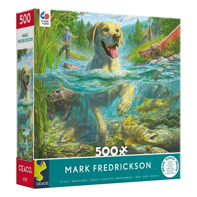 Ceaco Lets Fish 500 Piece Interlocking Jigsaw Puzzle - Walmart.com
