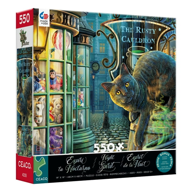 Ceaco Night Spirit The Rusty Cauldron Adult550 PC Interlocking Jigsaw ...