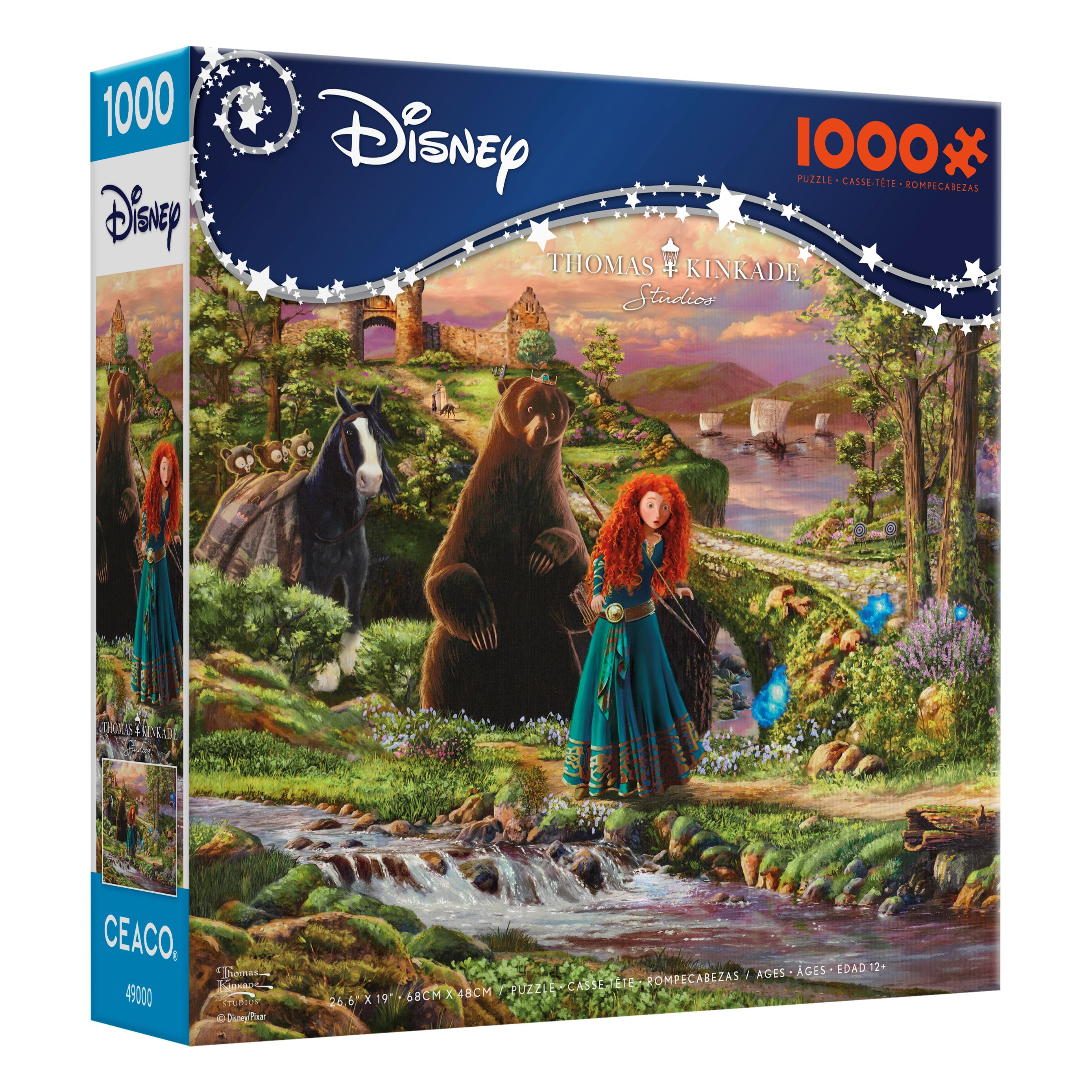 Ceaco Pixar Brave 1000 Piece Interlocking Jigsaw Puzzle - Walmart.com