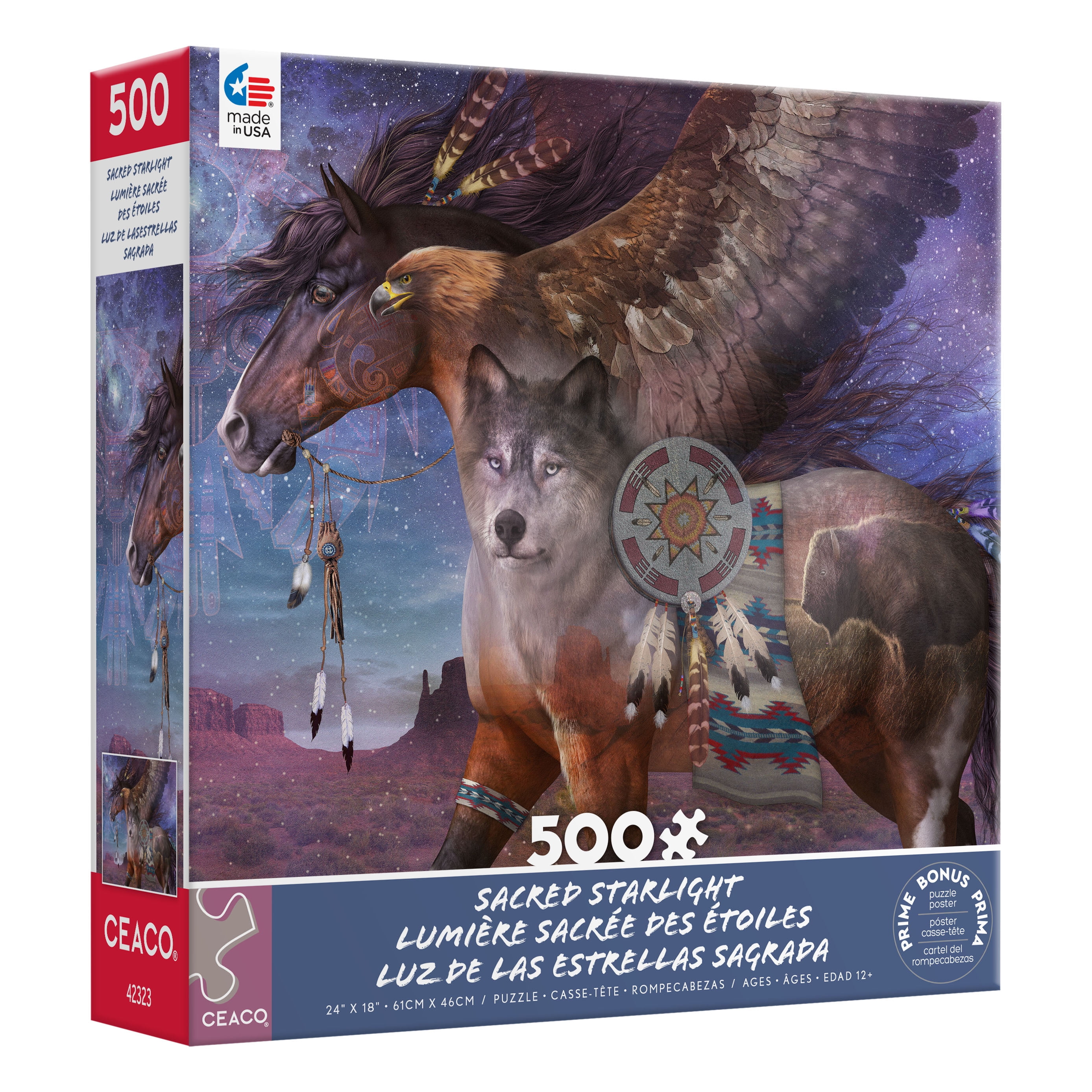 Ceaco Sacred Starlight (Laura Prindle) 500 Piece Interlocking Jigsaw ...