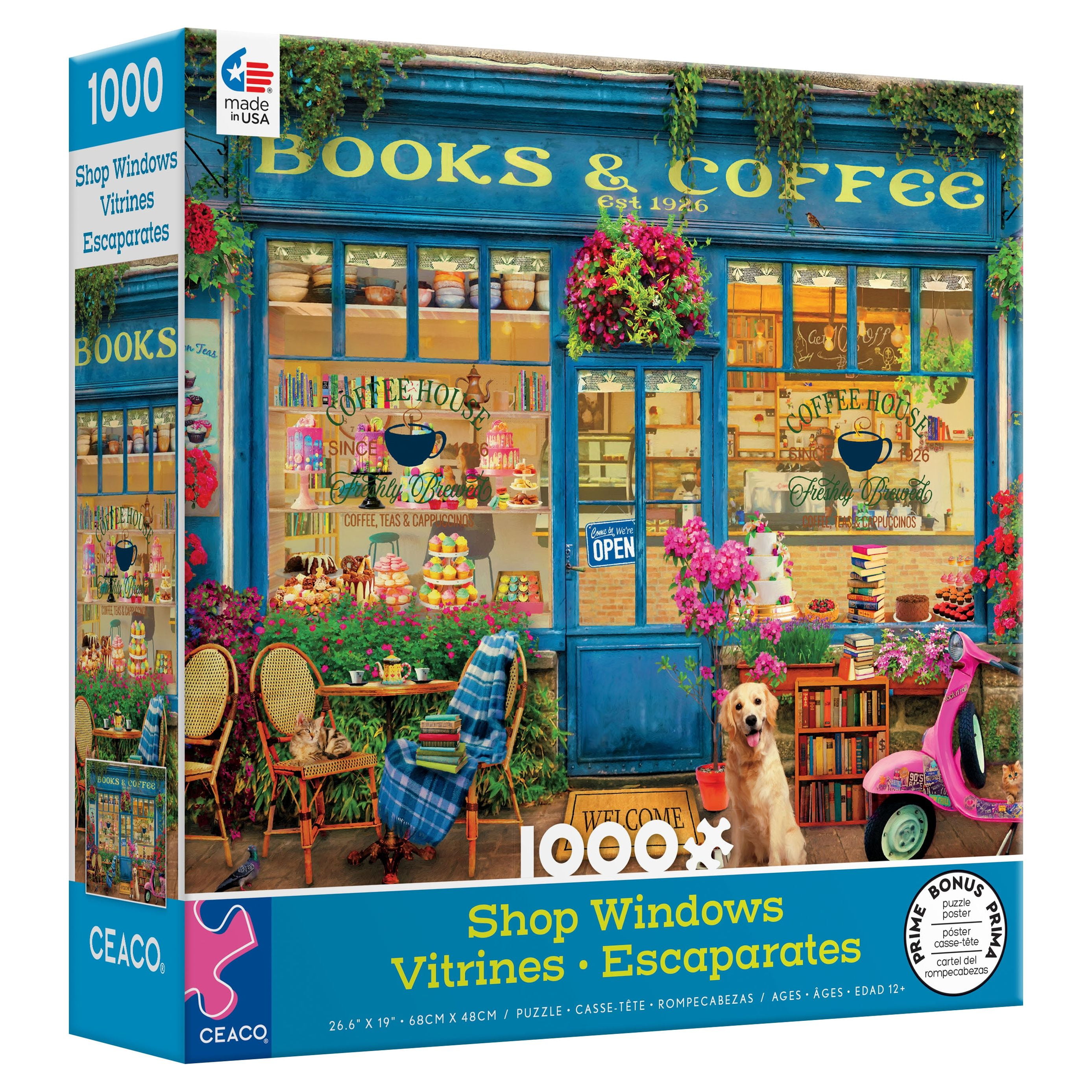 Ceaco 1000 Piece Interlocking Jigsaw Puzzle - Shop Windows Books and ...