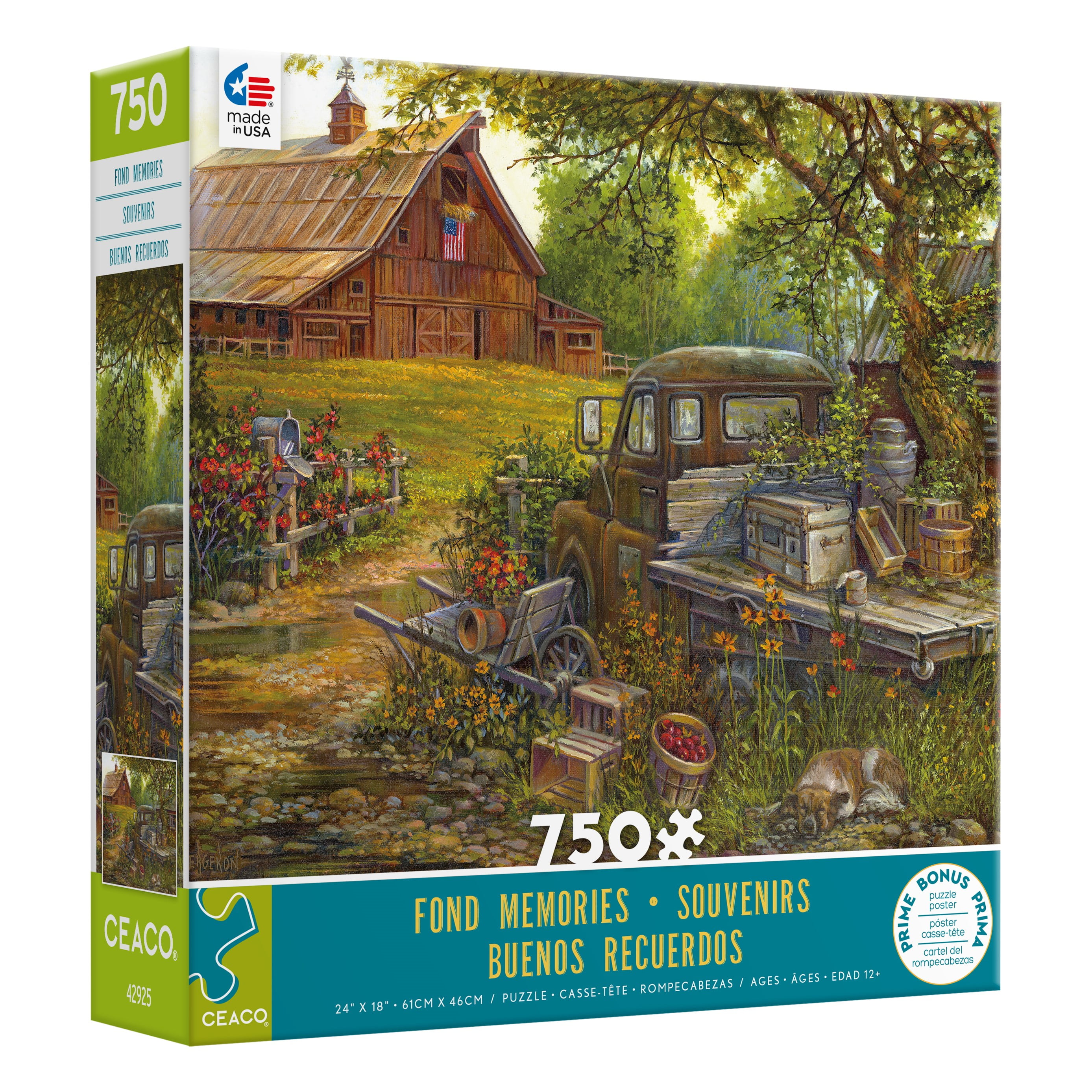 Ceaco - Simple Life - Sandra Bergeron - Fond Memories - 750pc Piece ...