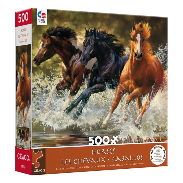 Ceaco Splash 500 Piece Interlocking Jigsaw Puzzle - Walmart Business ...