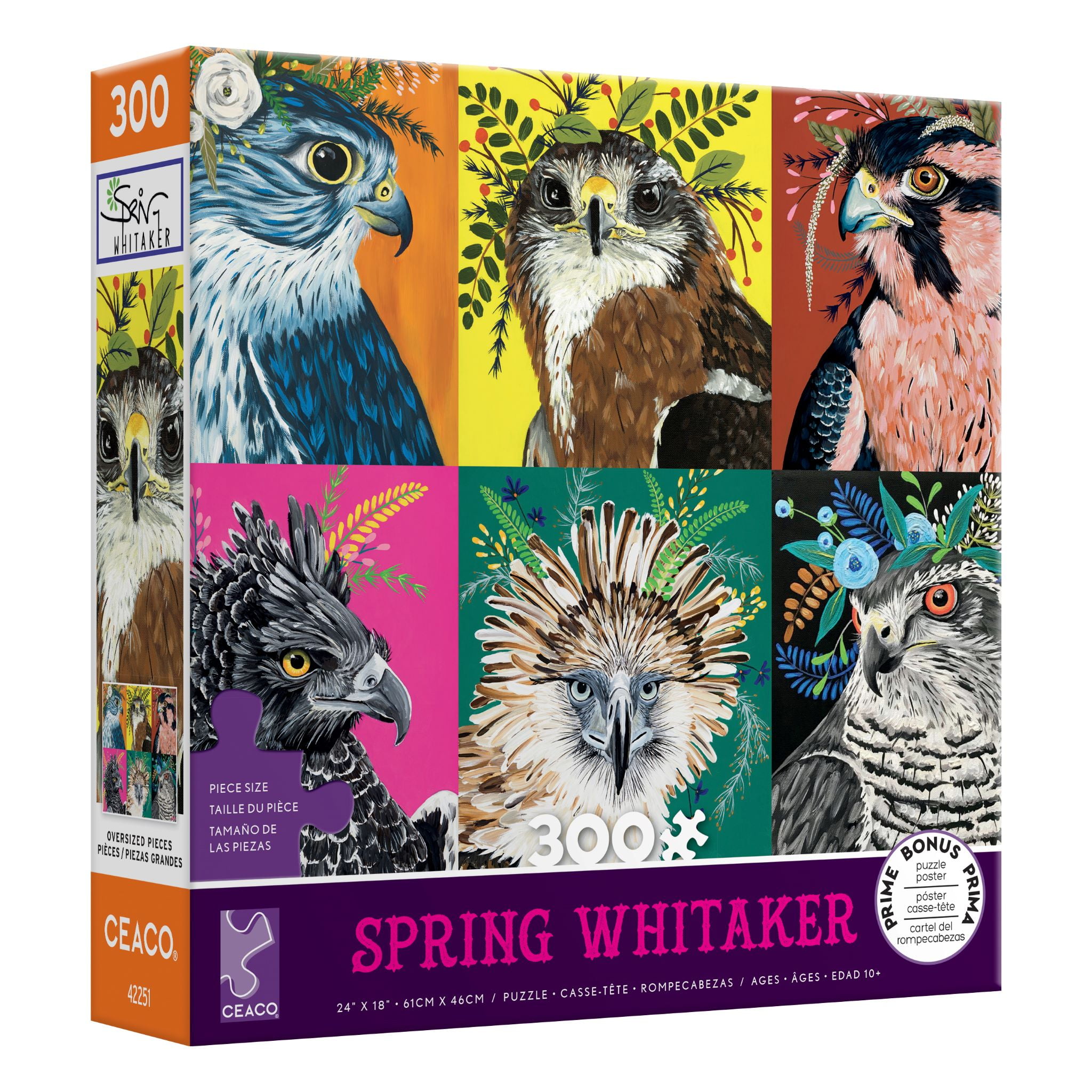 Ceaco - Spring Whitaker -Birds - 300 Piece Jigsaw Puzzle - Walmart.com