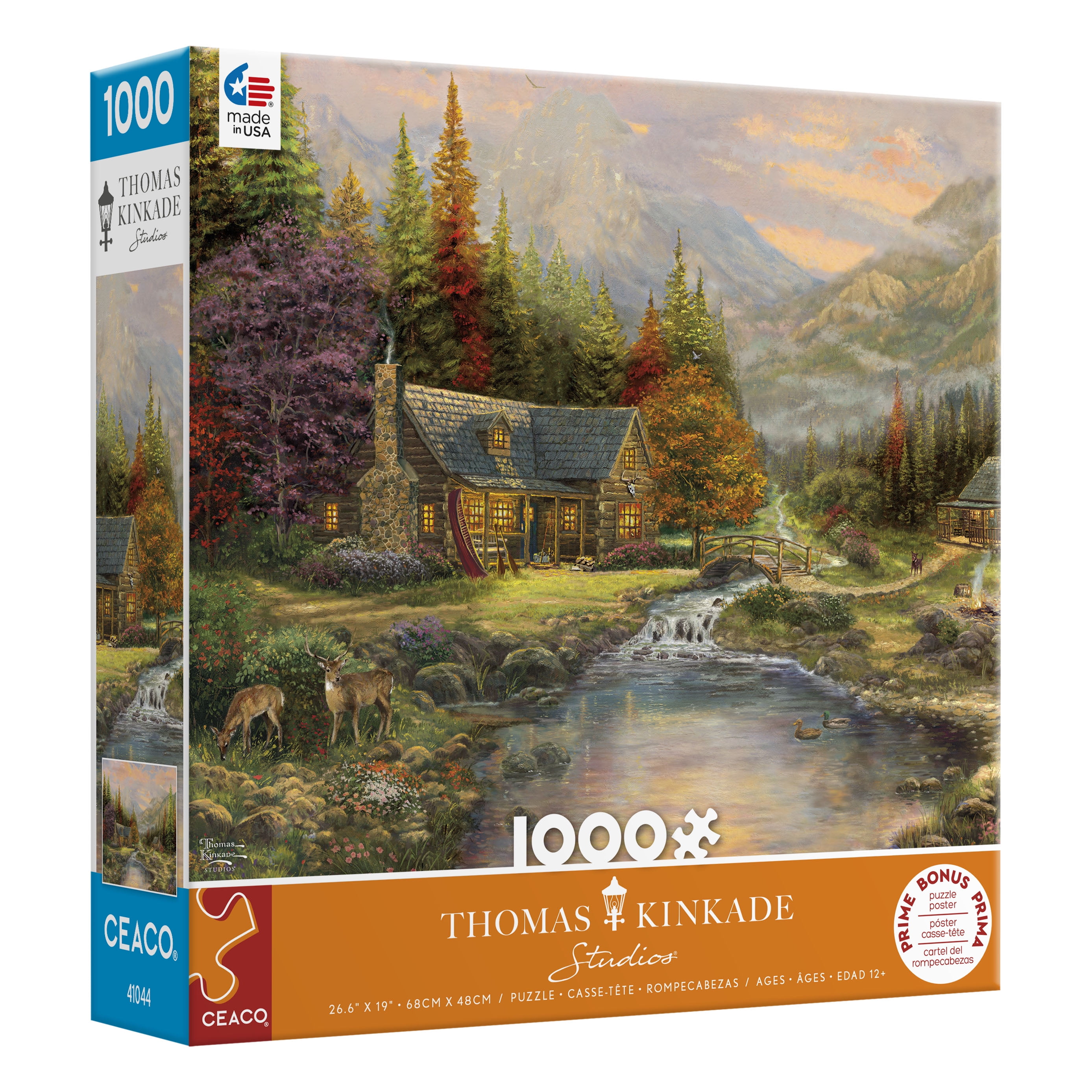 Ceaco Sunset on Lake Como (Olga) 1000 Piece Interlocking Jigsaw Puzzle ...