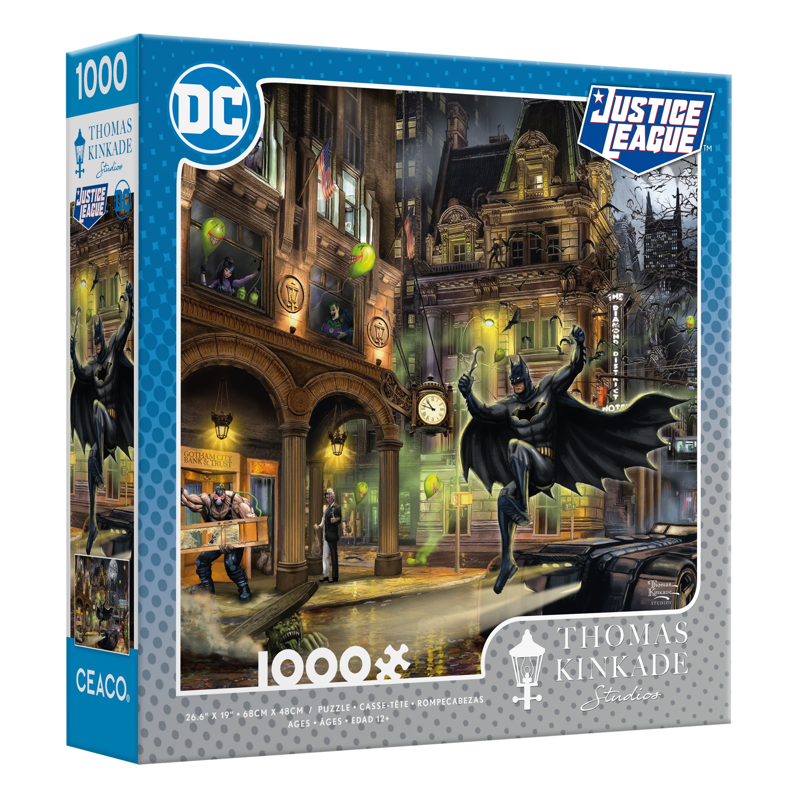 Ceaco - Thomas Kinkade - DC Comics - Batman Gotham City - 1000 Piece ...