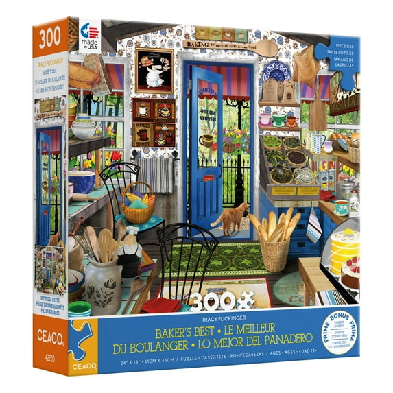 Ceaco - Tracy Flickinger - Baker's Best - 300pc Piece Interlocking ...