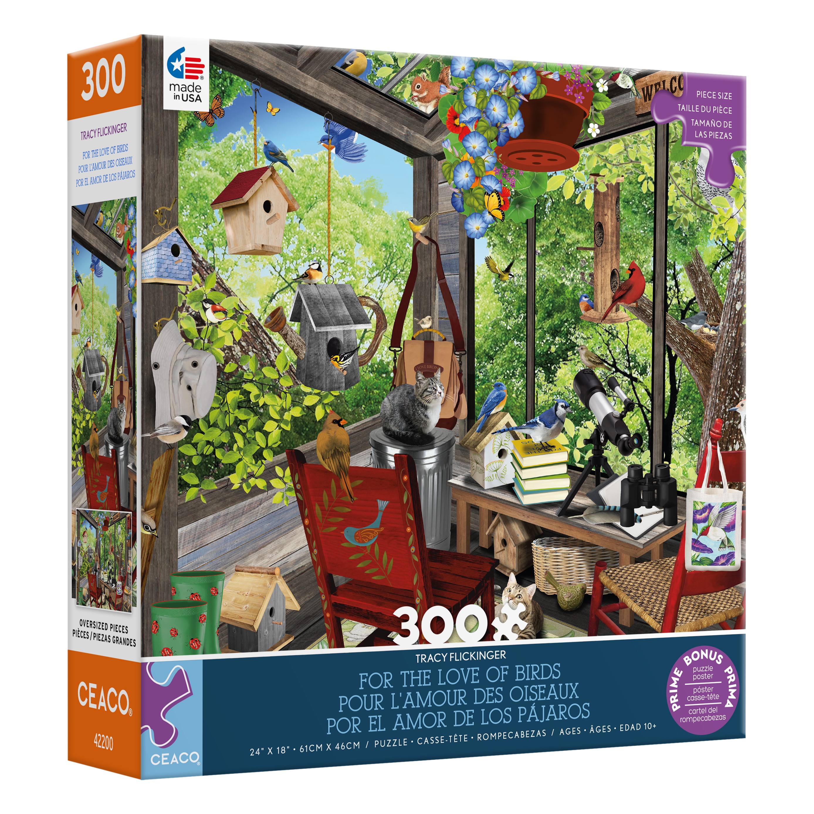 EZ Grasp 300-Piece Jigsaw Puzzle, Moose Crossing - Walmart.com