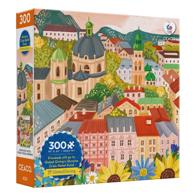 Ceaco Ukraine 300 Piece Interlocking Jigsaw Puzzle - Walmart Business ...