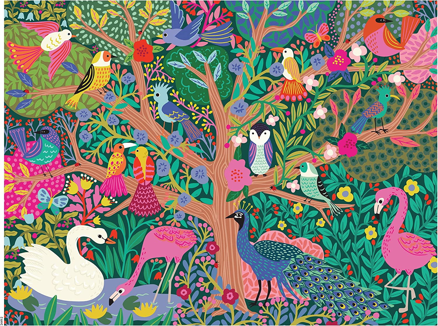 Ceaco Wild Whimsy Feathered Friends 550 Piece Jigsaw Puzzle - Walmart.com