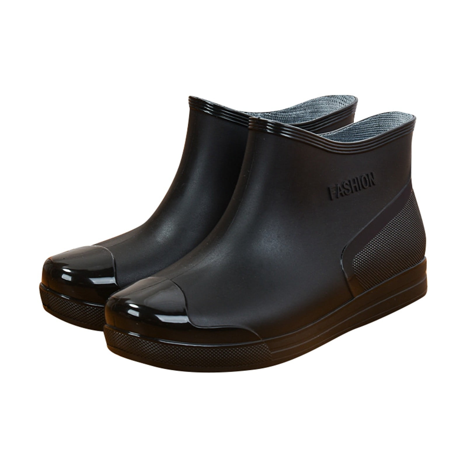 Ceangrtro Women's Rain Boots Rain Boots Women Low Cut Short Tube Steel ...