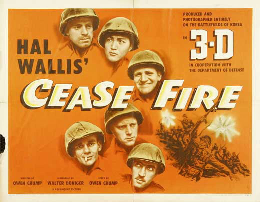 Cease Fire! - movie POSTER (Half Sheet Style B) (22" x 28") (1953 ...