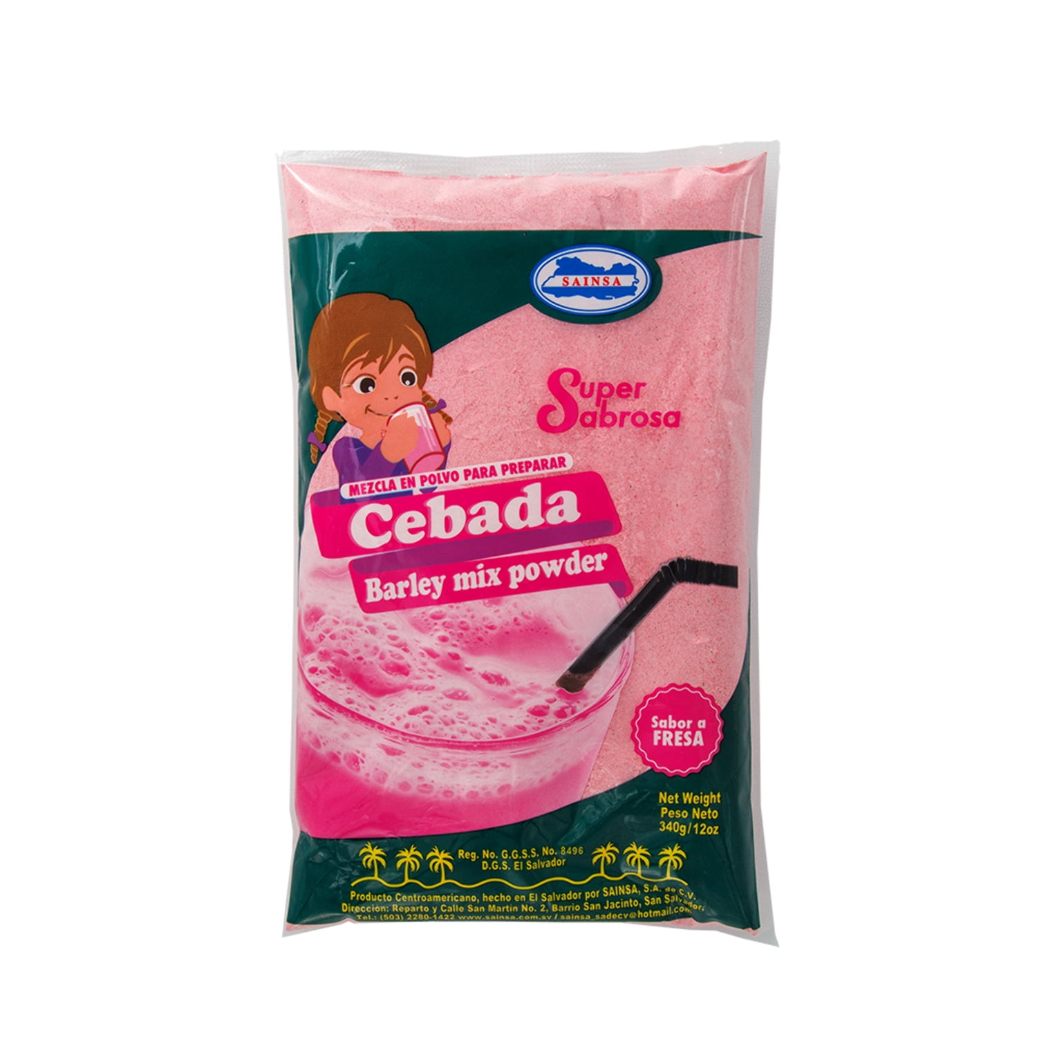 Salvadoran Barley – Traditional Pink Powder Drink | 12 oz - Walmart.com