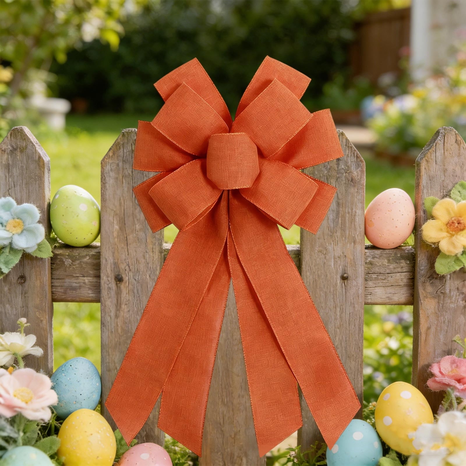 Cebalnir Handmade Bow Party Decoration Items Imitation Linen Solid ...