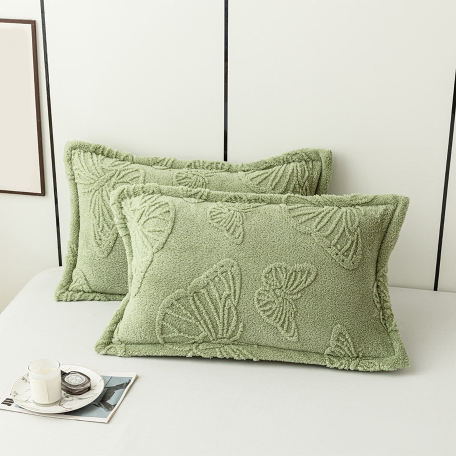 Cebalnir Model Taffy Pillowcases A Pair Of Double Sided Velvet Padded ...