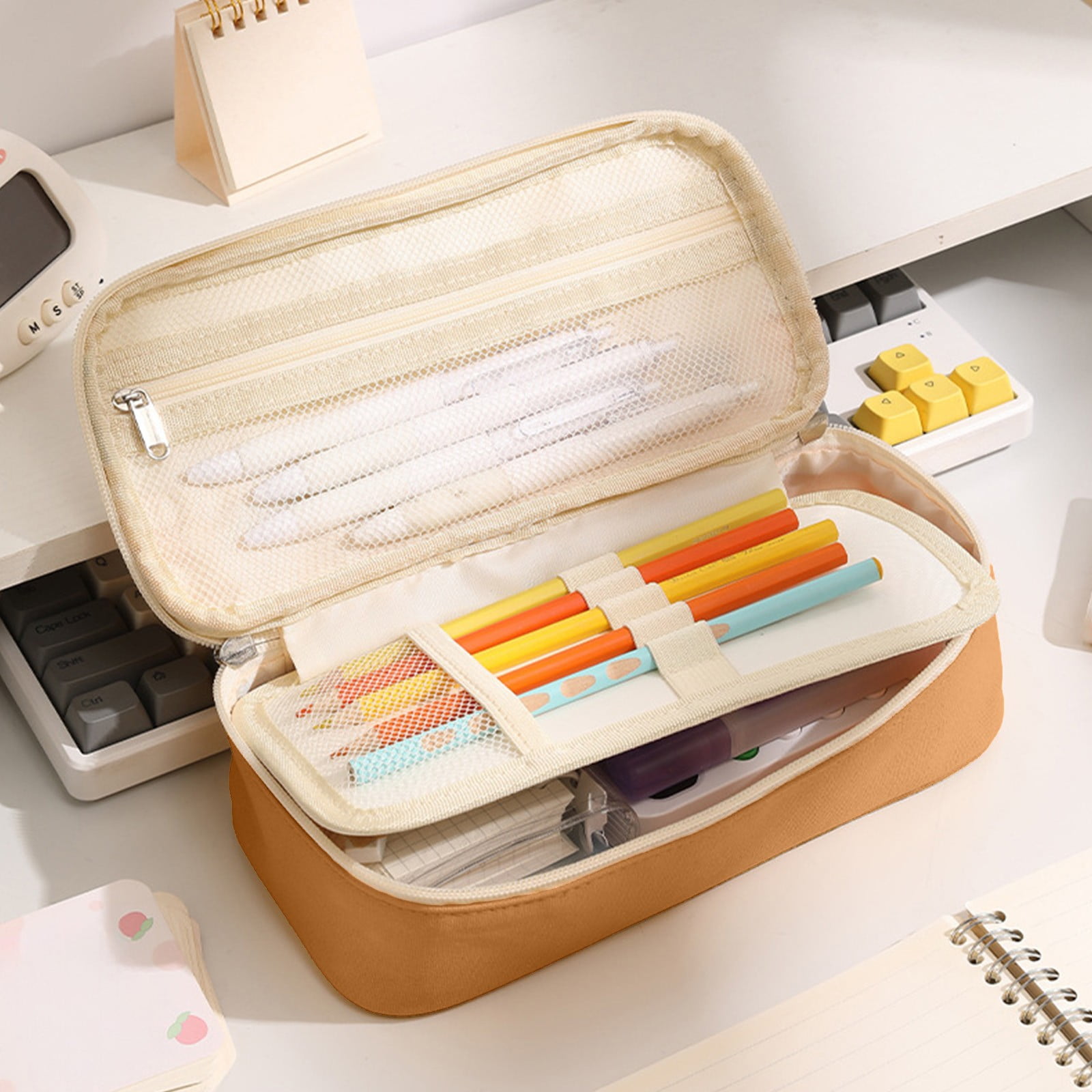 Cebalnir Singles Layer Hanging Rope Large Capacity Canvas Pencil Case ...