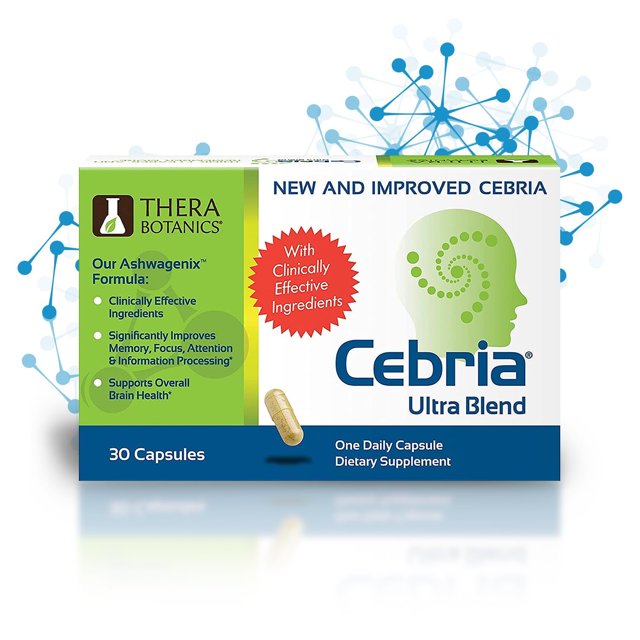 Cebria Ultra Brain Supplement for Men, Women & Seniors – Nootropic Safe ...