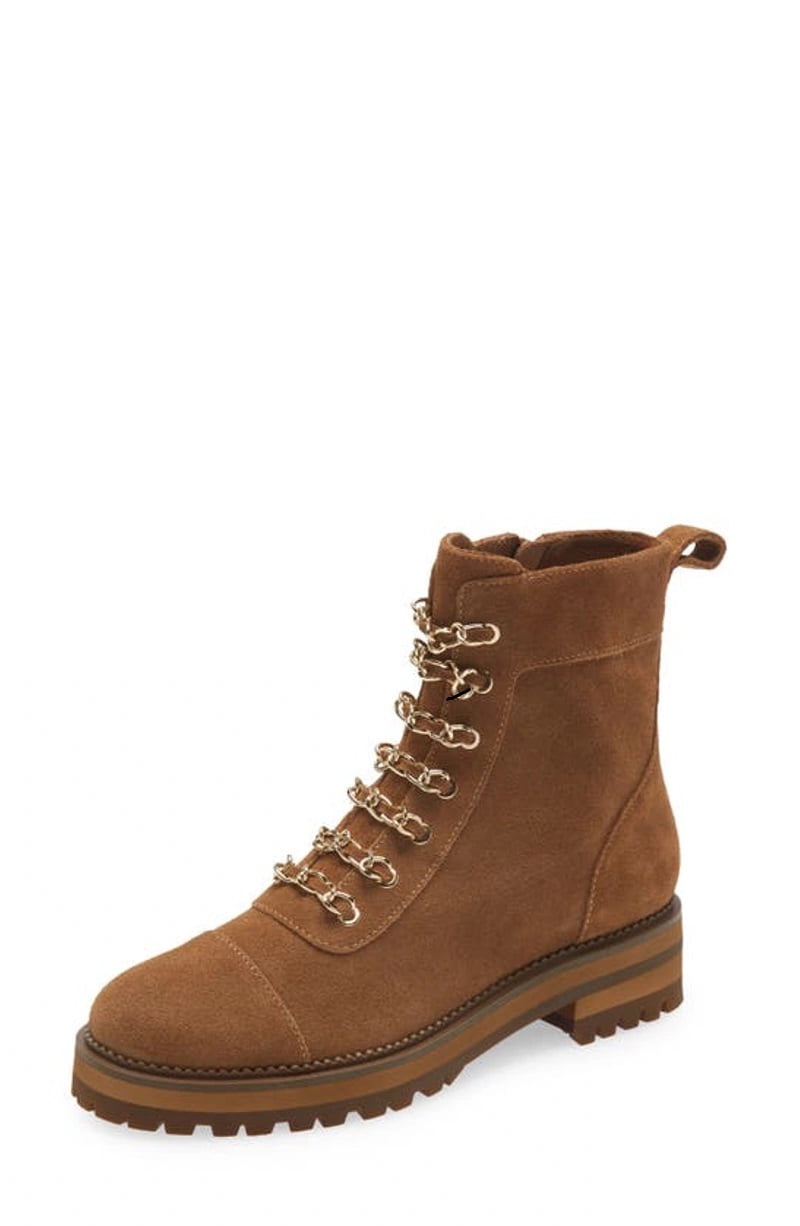 Cecelia New York Chance Nutella Ankle Brown Suede Lace Up Rounded Toe ...