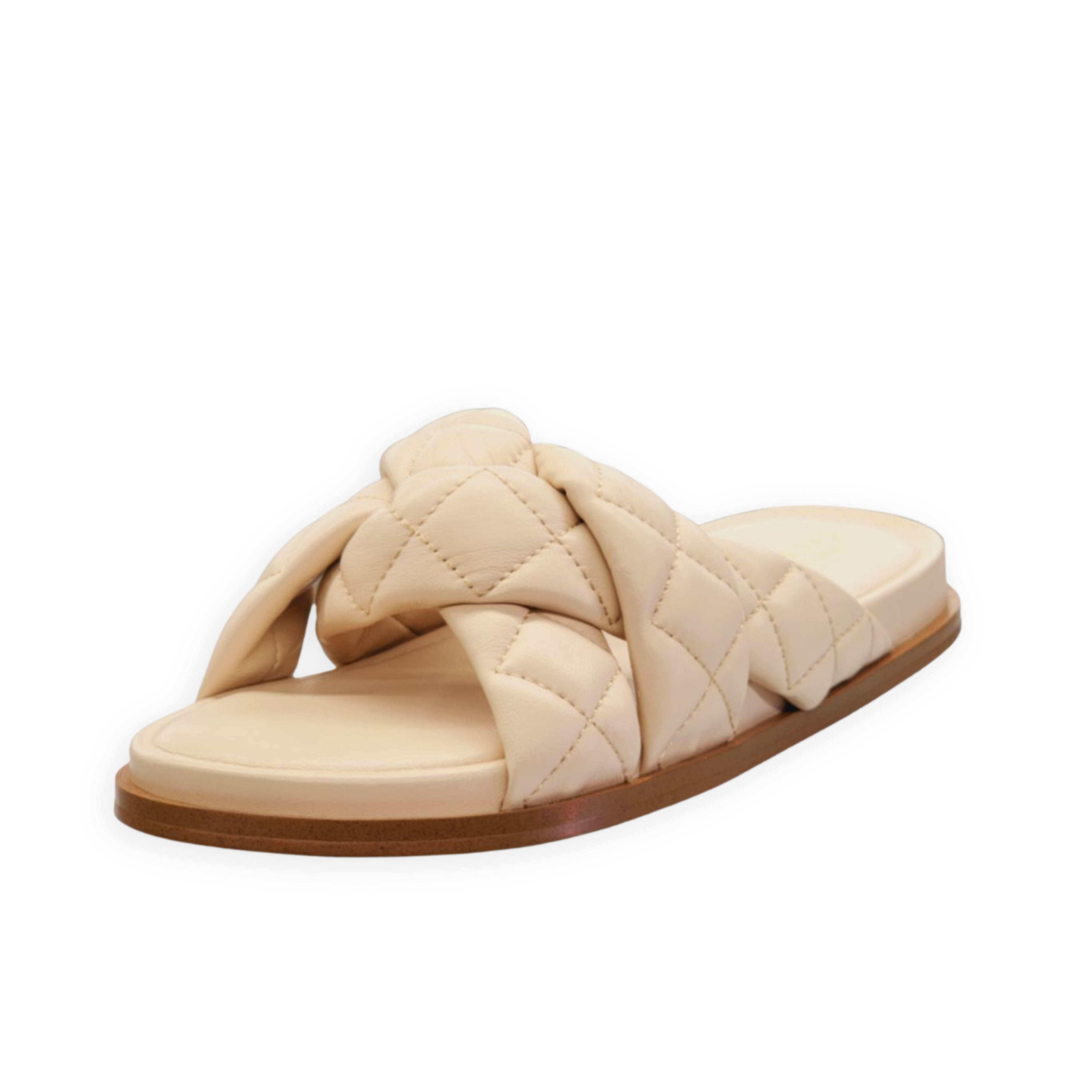 Cecelia New York Ellie Butter Leather Womens Casual Slip On Open Toe ...