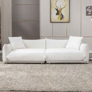 Mammoth 92" Modular Convertible Sleeper Sectional, Modern Fabric Sofa ...