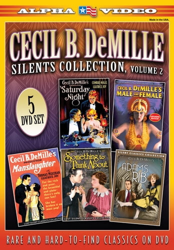Cecil B. DeMille Silents Collection, Vol. 2 (DVD), Alpha Video, Drama ...