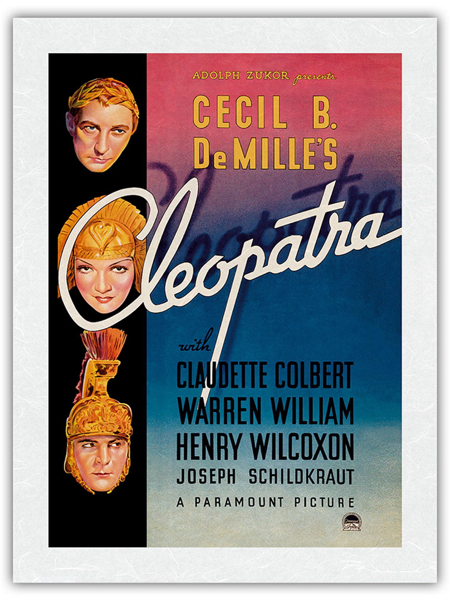 Cecil B. DeMille’s Cleopatra - Starring Claudette Colbert Warren ...