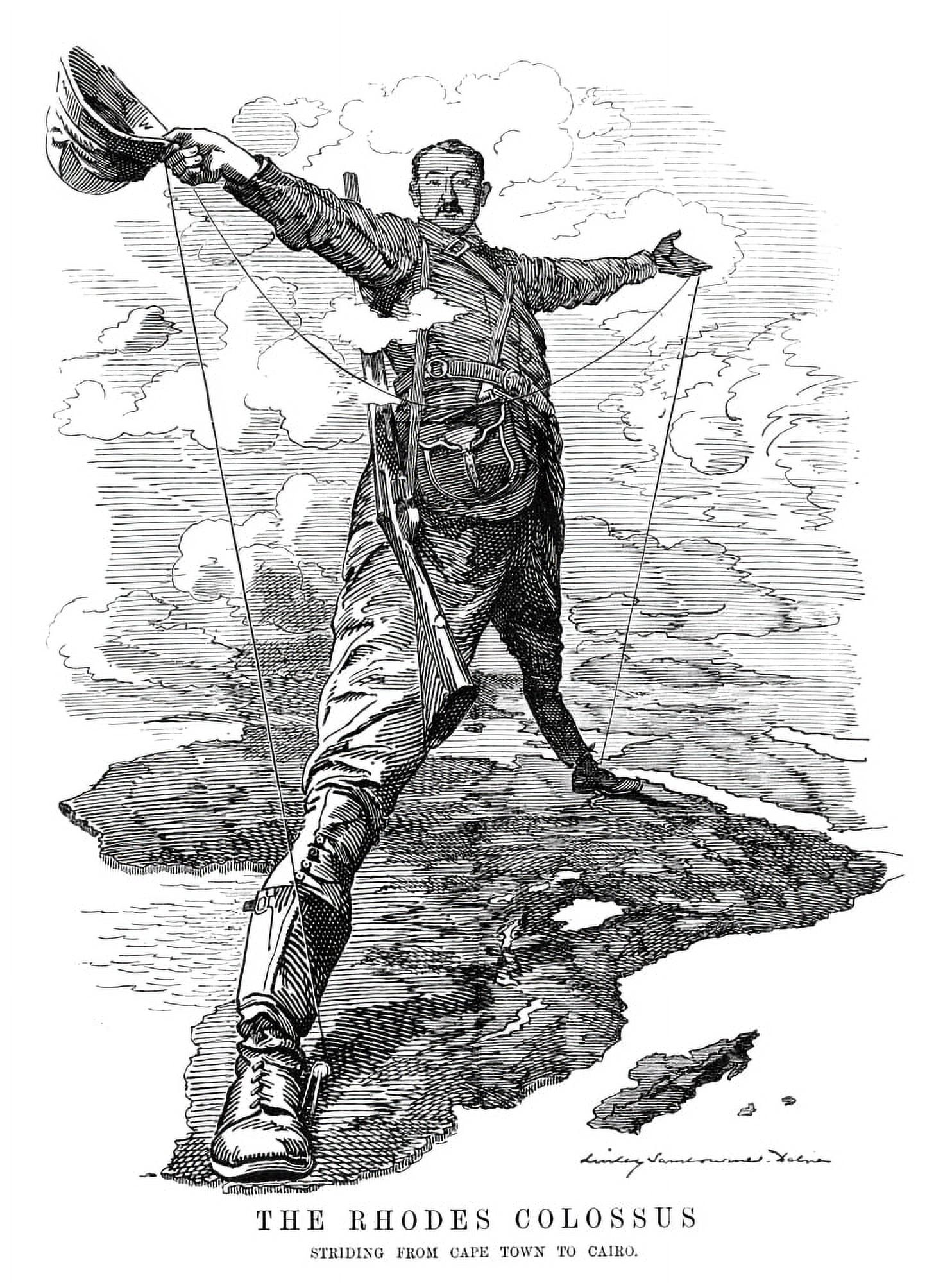 Cecil John Rhodes N(1853-1902). English Administrator And Financier In ...