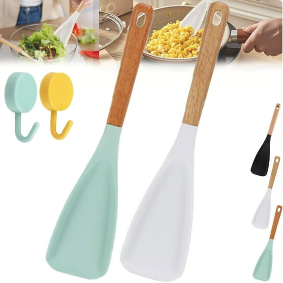 Cedar and Ash Spoon, Multifunction Spatula Cooking Spoon, Cooking Spoon ...