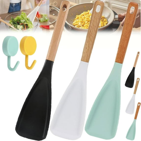 Cedar and Ash Spoon, Multifunction Spatula Cooking Spoon, Cooking Spoon ...