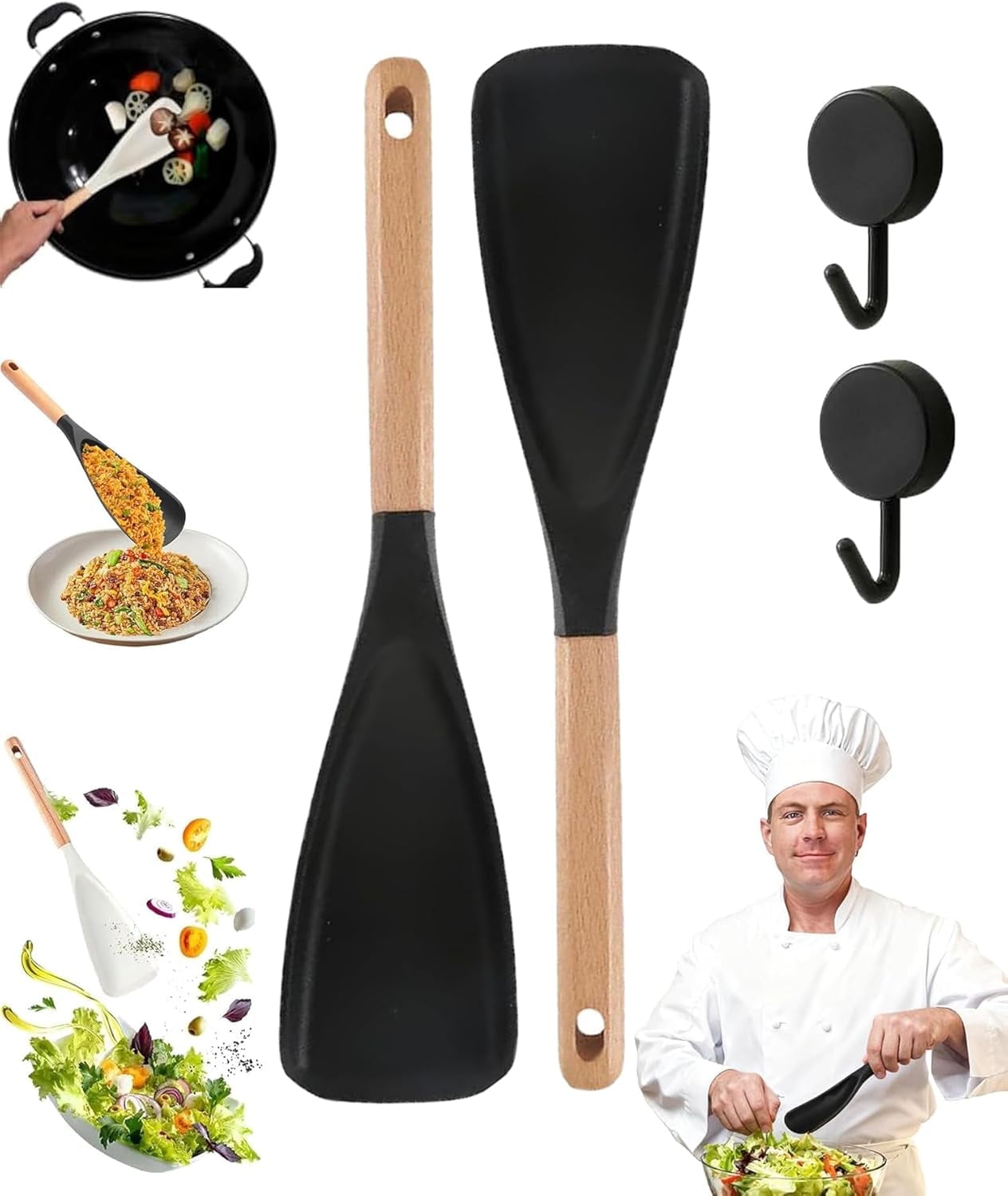 Cedar and Ash Spoonula, 2025 New Cedar and Ash Multi Function Cooking Spoon - Easy Storage ...