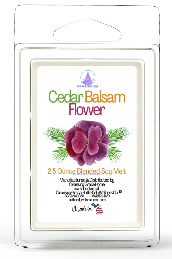 Cedar Balsam Subtle Scented Wax Cubes for Tealight or UL-Listed ...