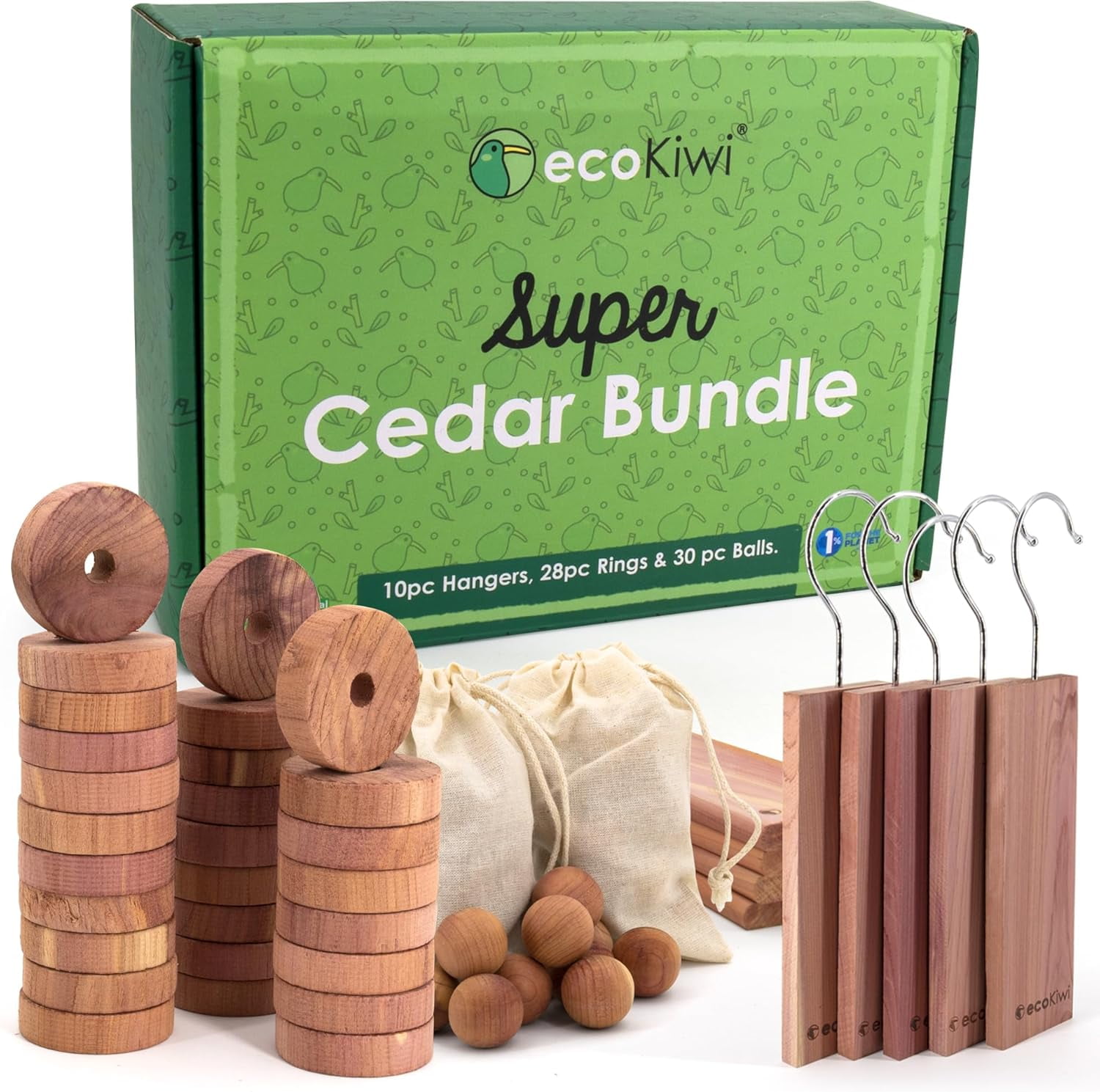 Cedar Blocks for Clothes Storage Super Bundle Box - Cedar Hangers x10 ...