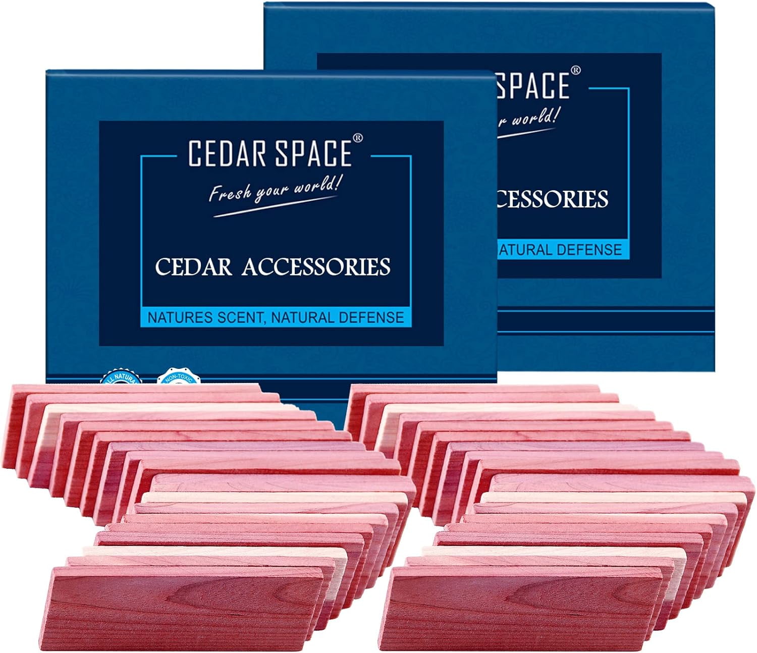 Cedar Space Cedar Blocks, 100% Aromatic Red Cedar Wood Chips, Smooth ...