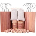 Cedar Blocks for Clothes Storage 60PCs, Red Cedar Hang Ups, Balls ...