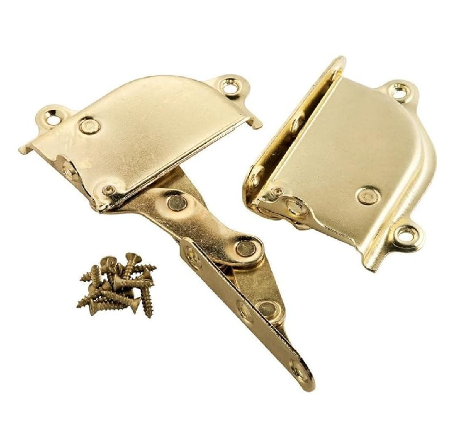 Cedar Chest Hinges - Brass Lid Support Pair - Antique Trunk Hardware ...