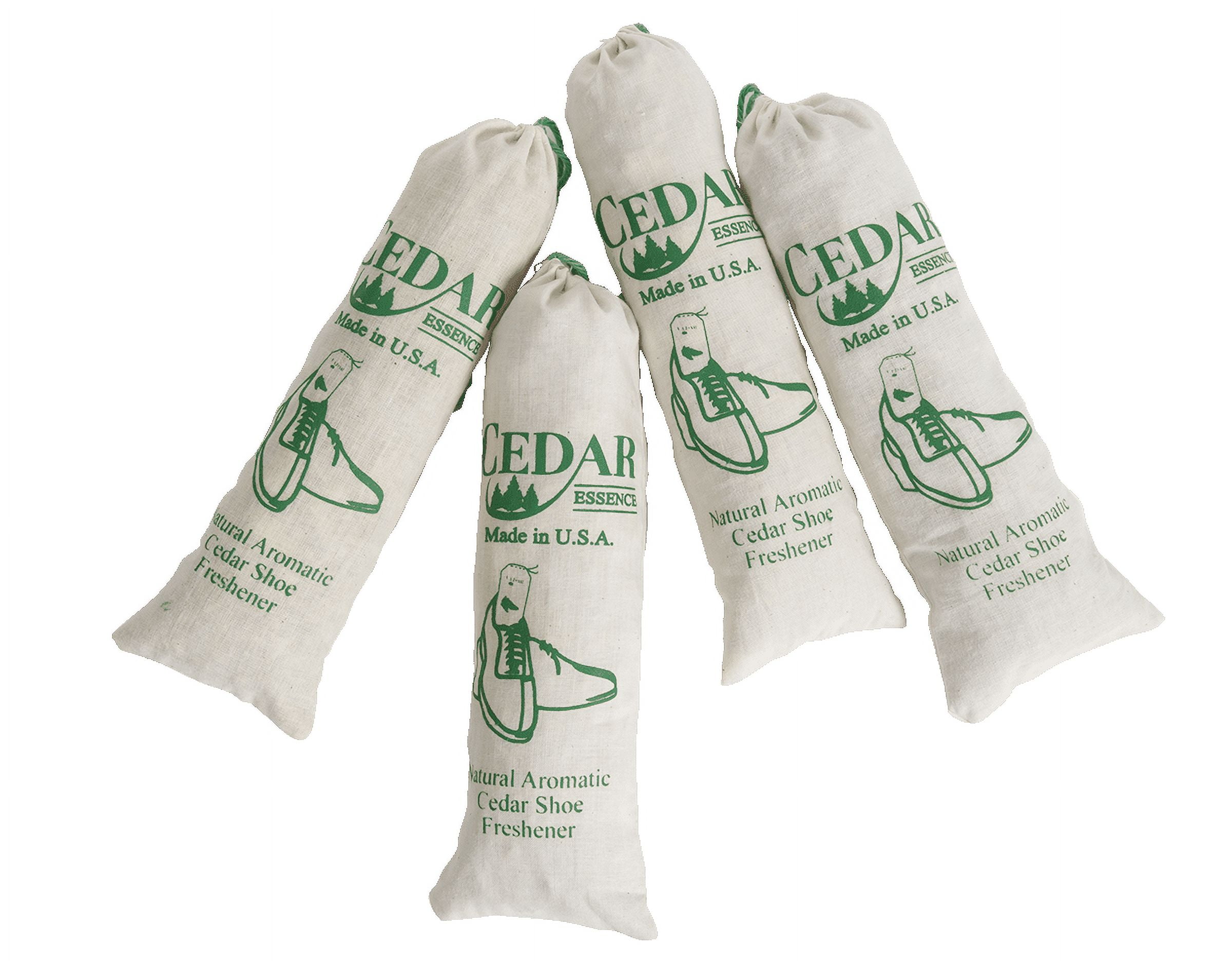 Cedar Essence Shoe Fresheners 4-pack, Scented Moisture Deodorizer ...