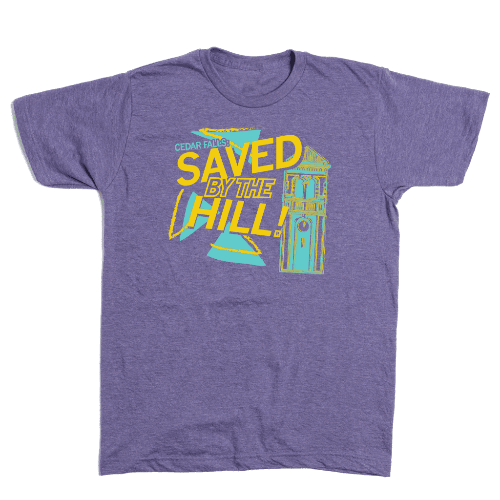 Cedar Falls Saved By The Hill Graphic Tee TShirt Gift - Walmart.com