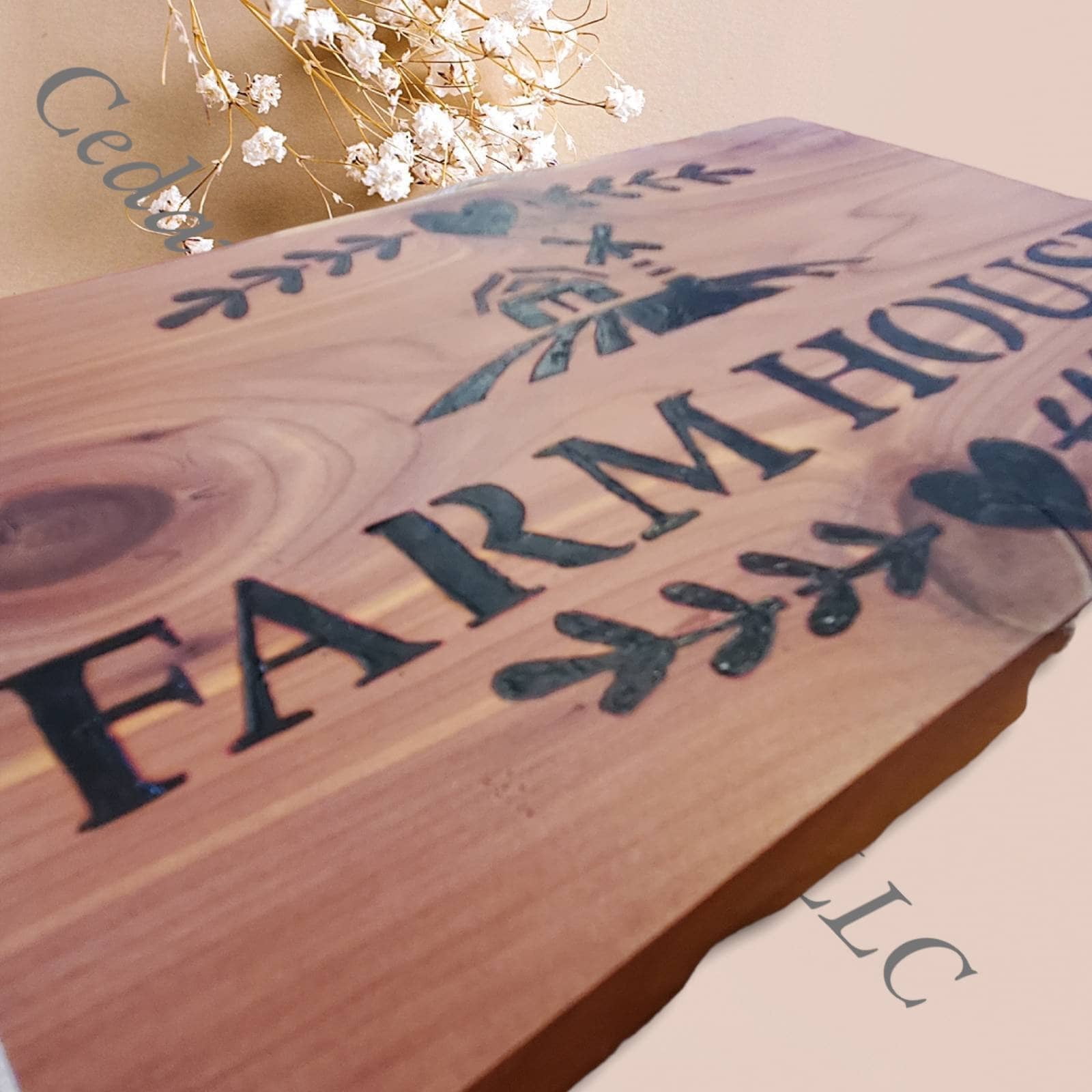 Cedar Farm House Sign - Walmart.com