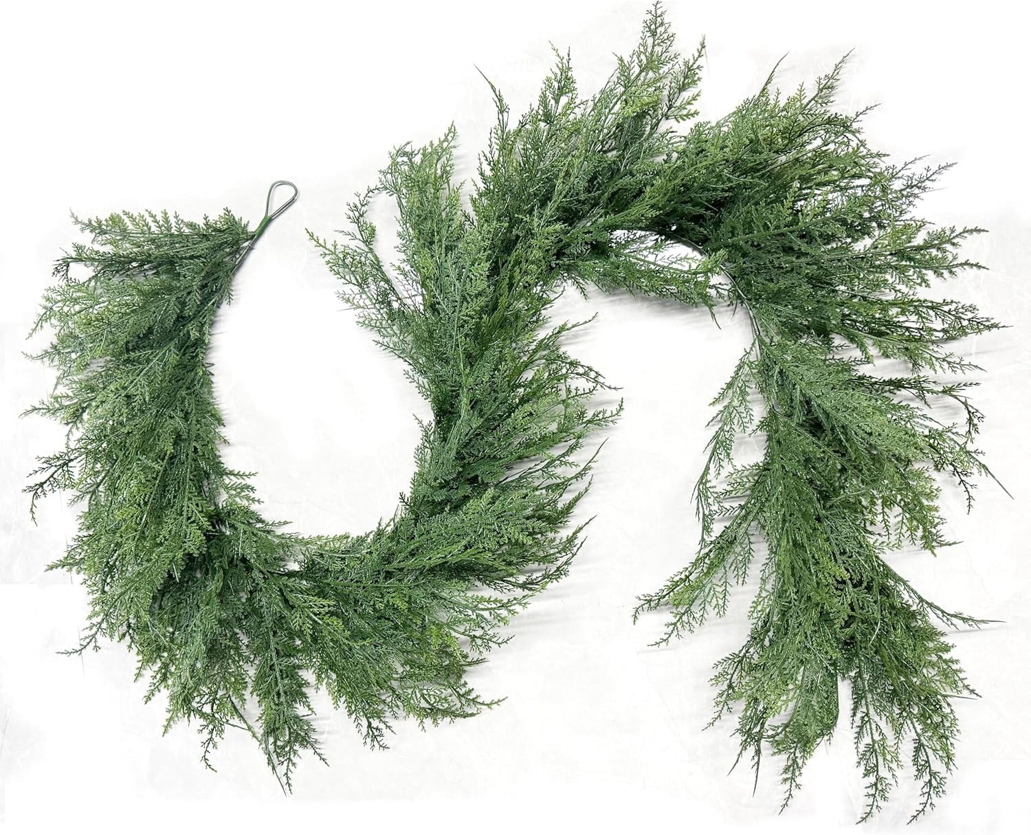 Cedar Garland Full Real Touch Artificial Cypress Christmas Garland ...