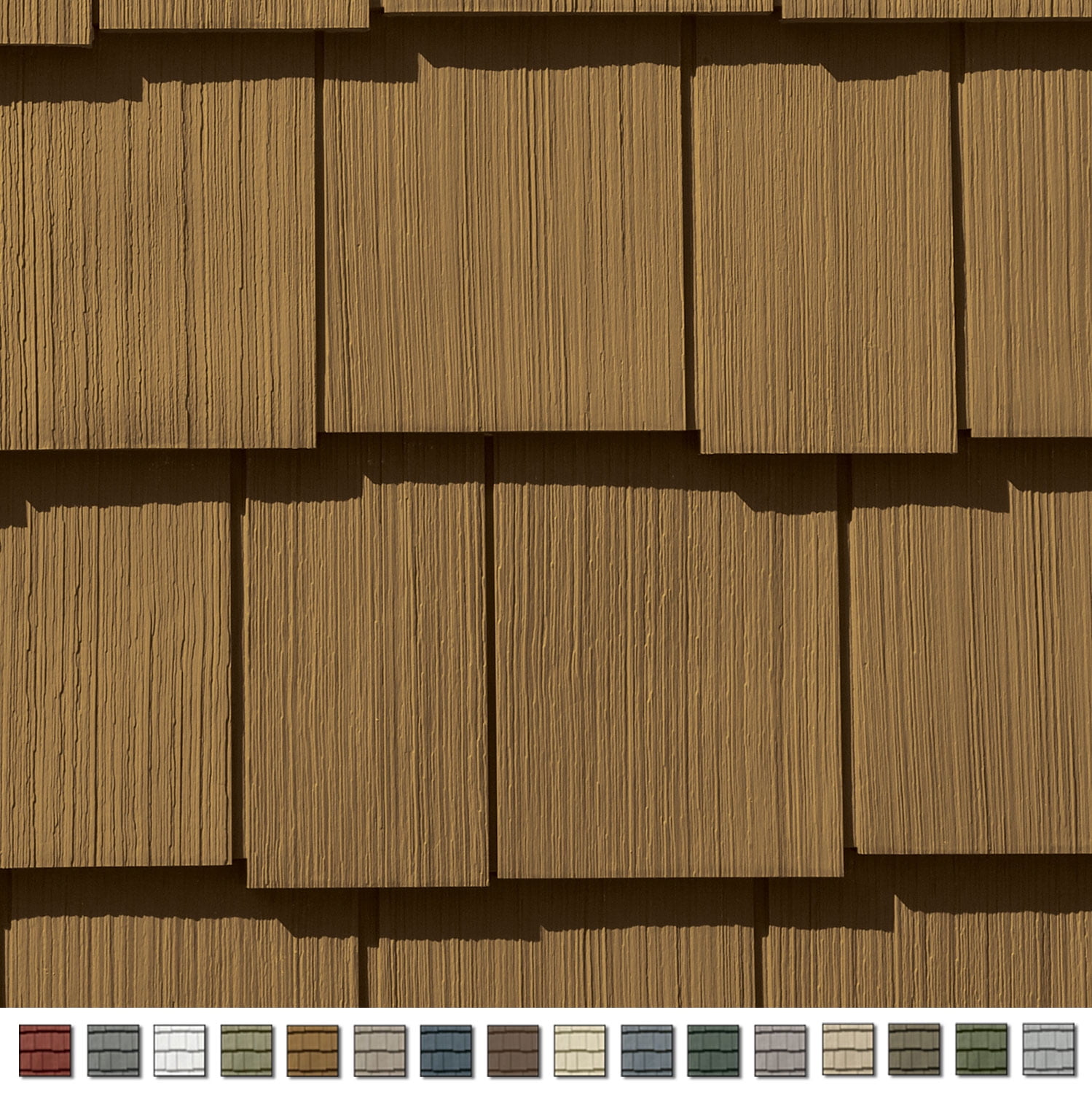 Cedar Impressions Double 7in. Vinyl Shake Staggered Perfection Shingle ...