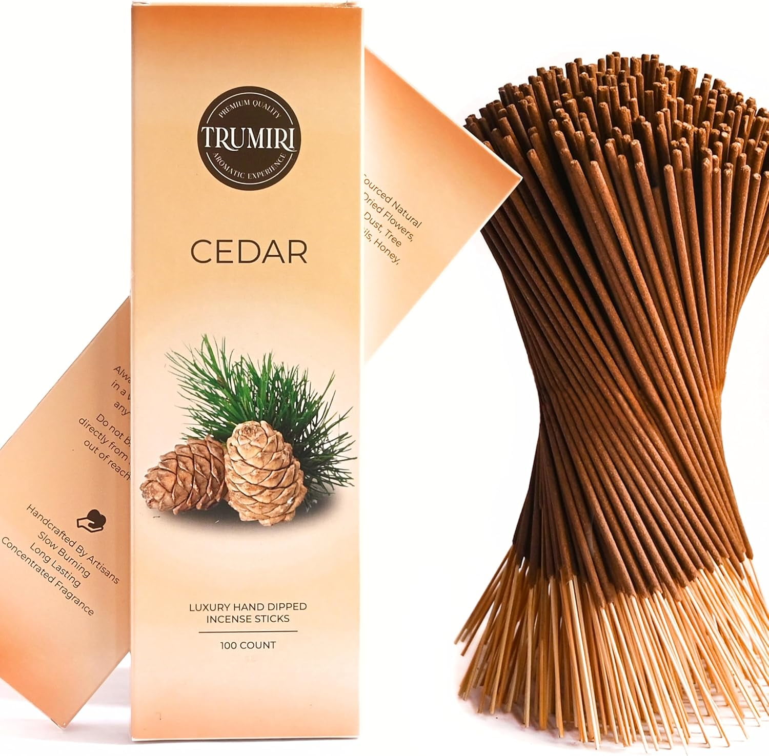 Cedar Incense Sticks - Pack of 100 Insence-Sticks Inciensos Aromaticos ...