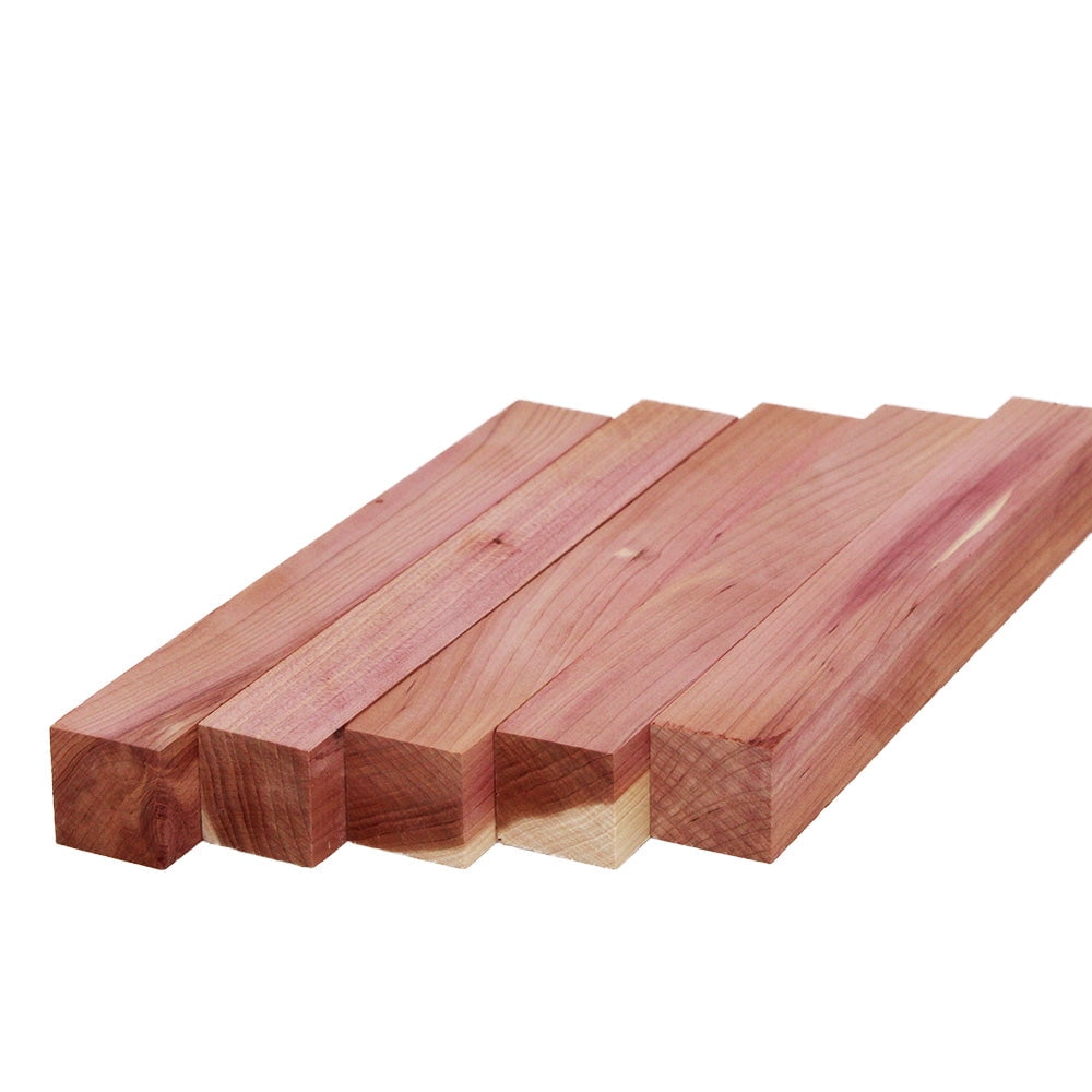 Cedar Pen Blanks 3/4" x 3/4" x 6" (5pcs) - Walmart.com