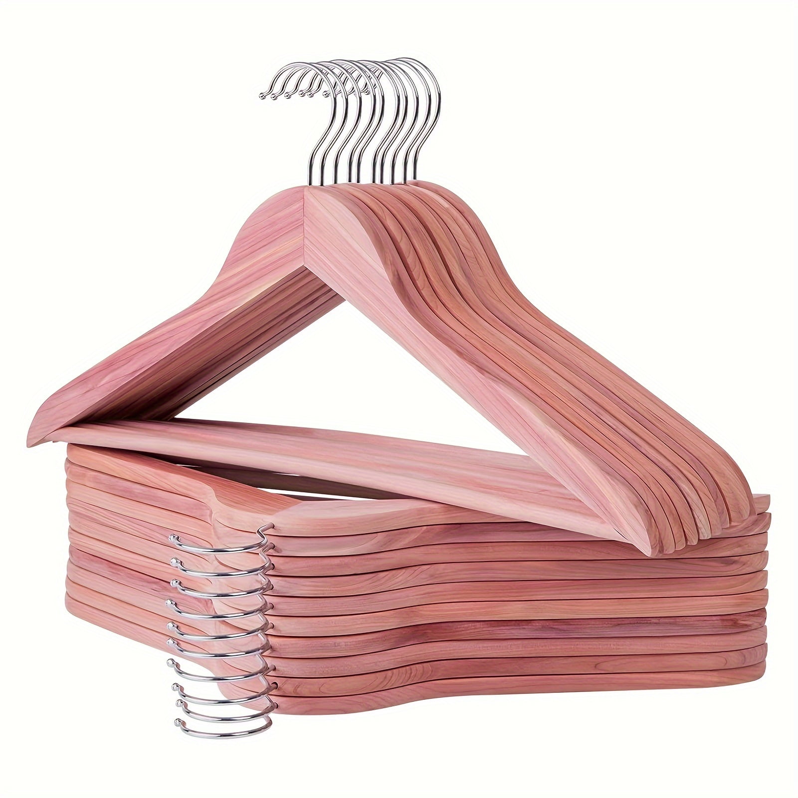 Cedar Pendants American Red Cedar Wood Suit Hangers with 360 ° Swivel ...