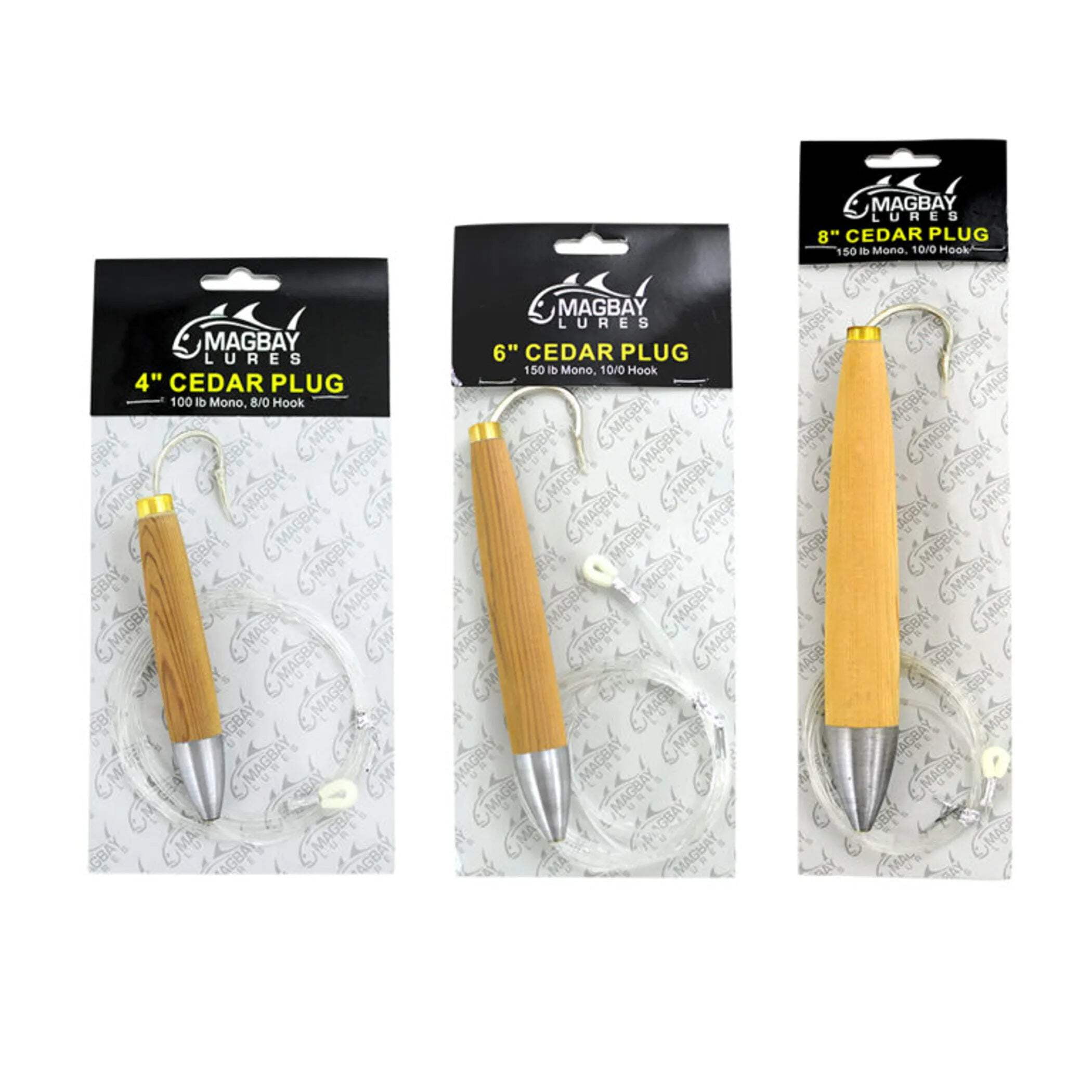 Cedar Plug 4 Inch to 8 Inch Tuna Lures Tuna Plugs (6 Inch) - Walmart.com