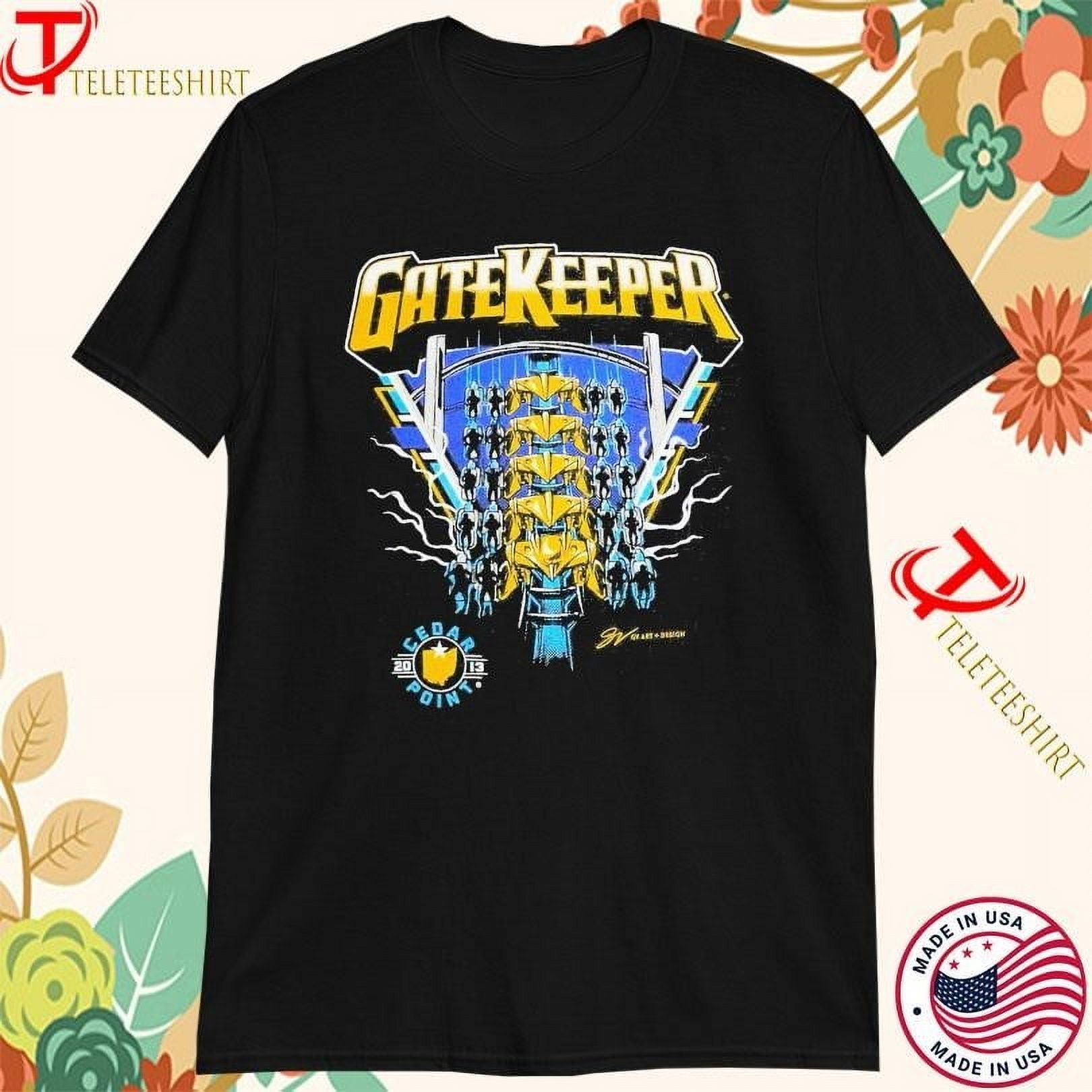 Cedar Point Gatekeeper Triangle T-shirts - Walmart.com
