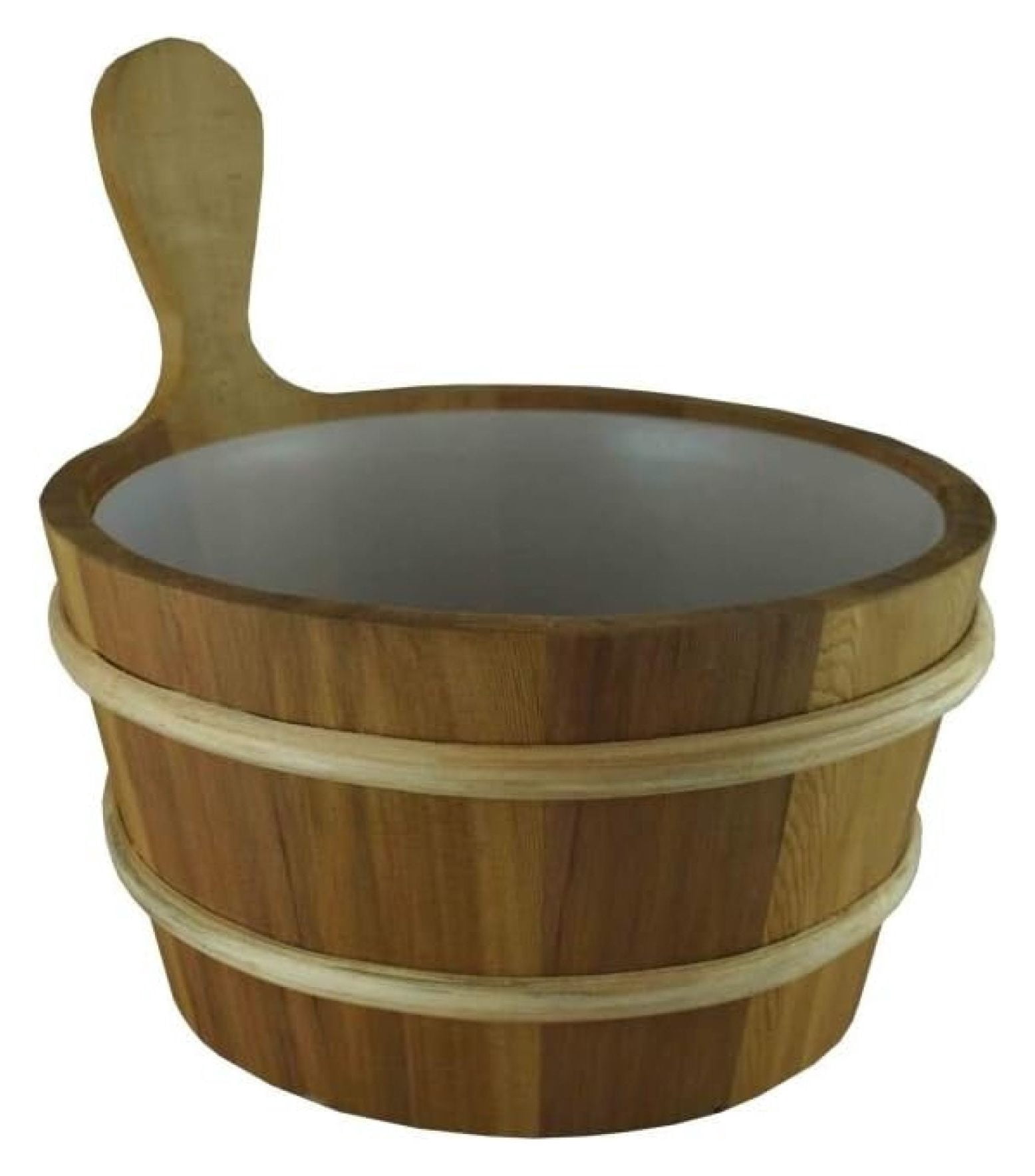 Cedar Sauna Bucket with Liner - 1 Gallon - Walmart.com