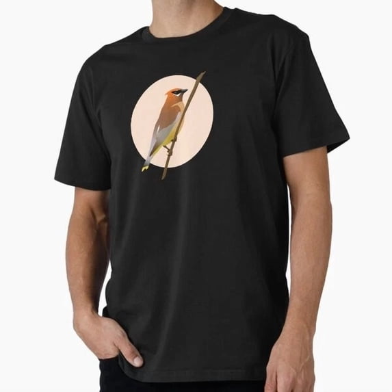 Cedar Waxwing T-Shirt S-5XL - Walmart.com
