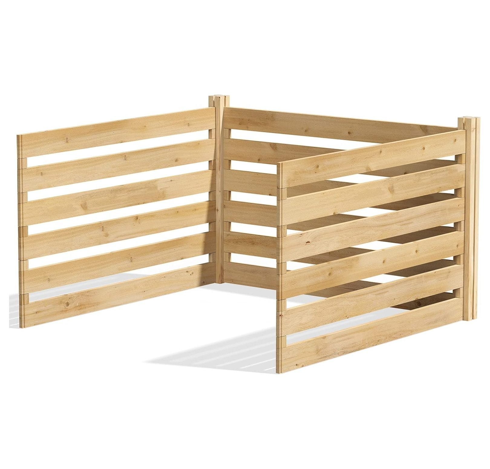 Cedar Wood Composter Add-On Kit, " L x " W x 31" H / 309.17 gallons ...